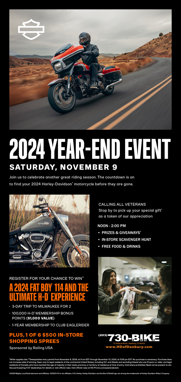 Calendar Events | Harley-Davidson® of Danbury Connecticut